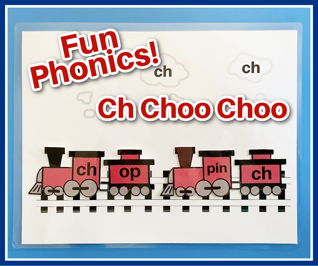 Learn to Read CH Sound Words with Ch Choo Choo (FREE Printables ...